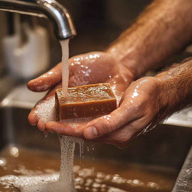 Importance of men using specialized soaps.